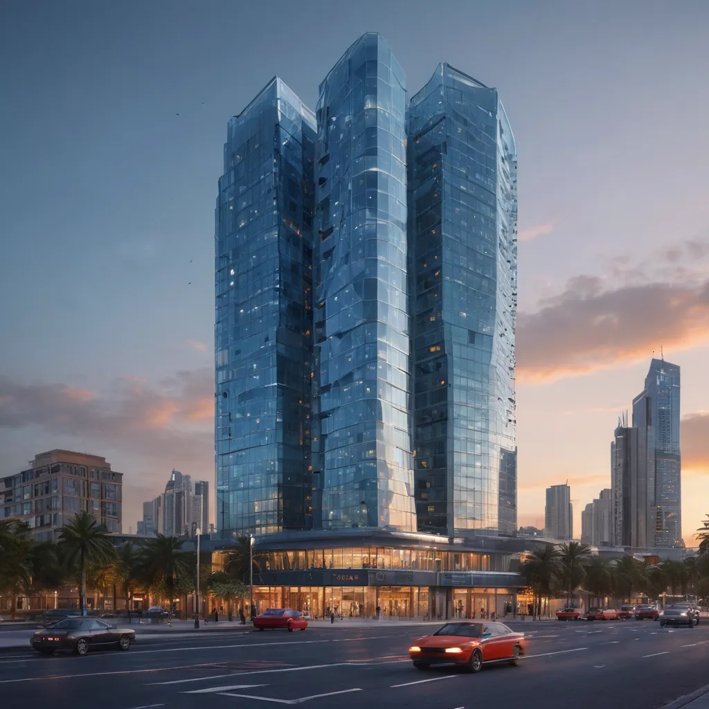 Crystal Blue Tower: A Landmark in Tecom, Dubai