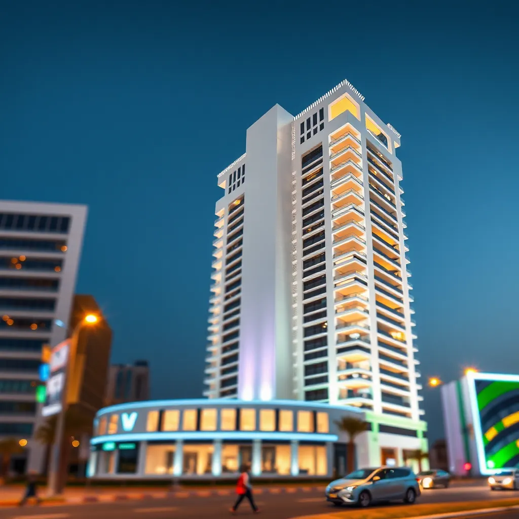 Exploring the White Crown Tower on Sheikh Zayed Road